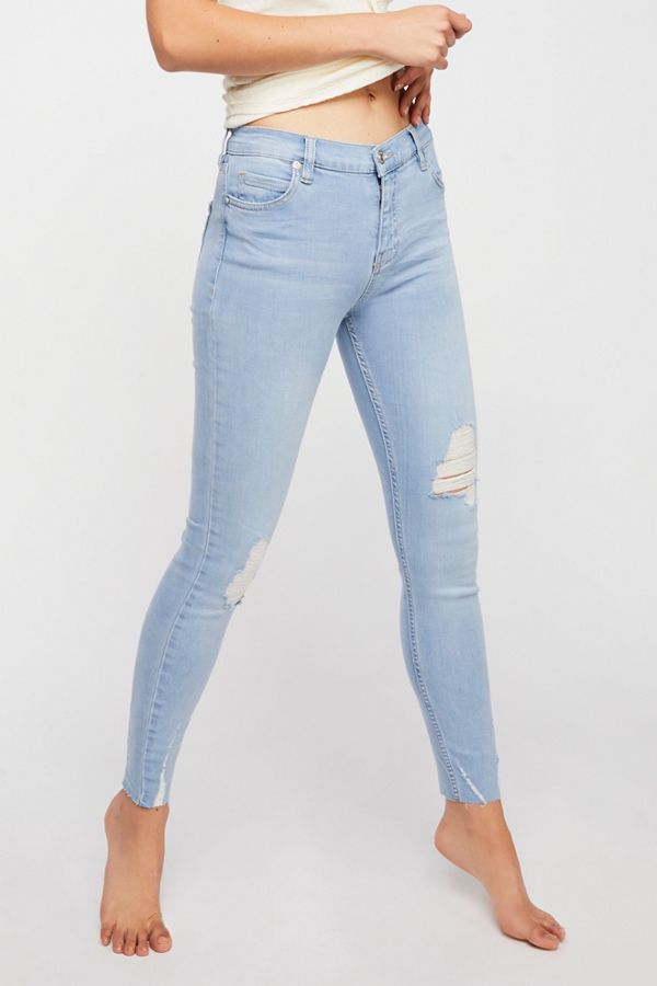 Shark Bite Skinny Jeans | Free People